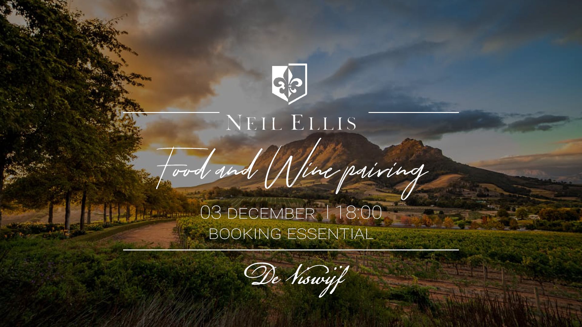 Neil Ellis Gourmet Food and Wine Pairing Event Garden Route & Klein ...
