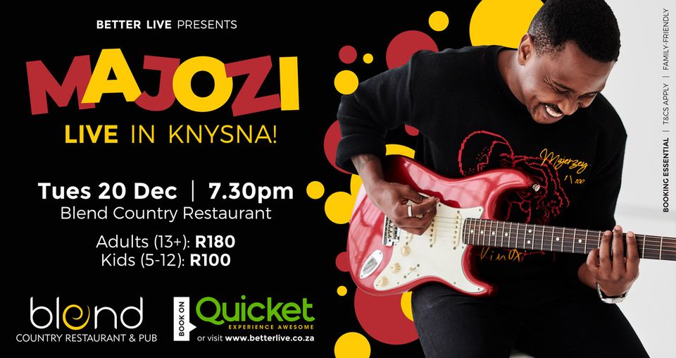 Majozi live in Knysna Event Knysna Garden Route