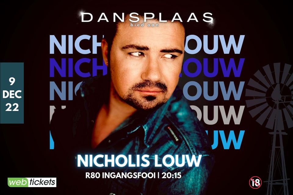 Nicholis Louw LIVE at Dansplaas Event George Garden Route