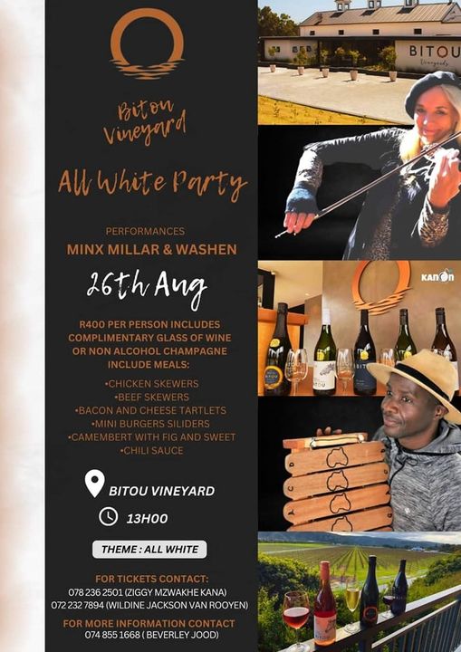 All White Party Event Plettenberg Bay Garden Route