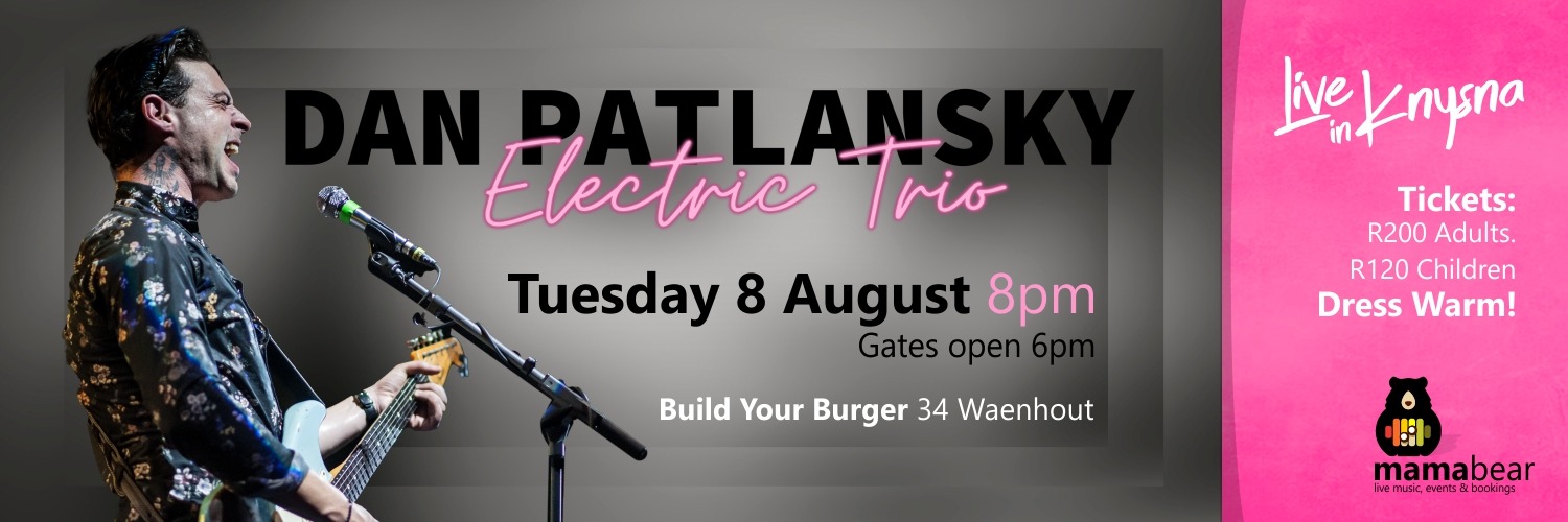 Dan Patlansky Electric Trio Live In Knysna Event Knysna Garden Route