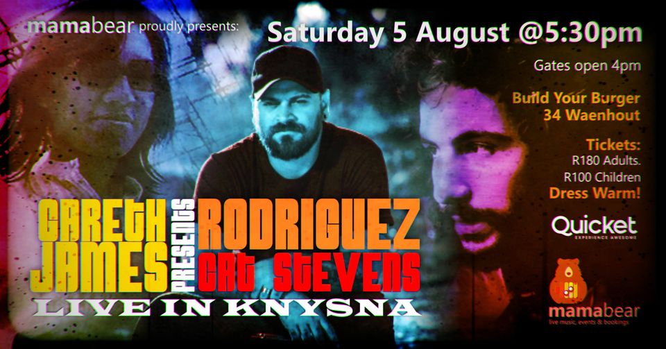 Gareth James: The Music of Cat Stevens & Rodriquez Event Knysna Garden ...