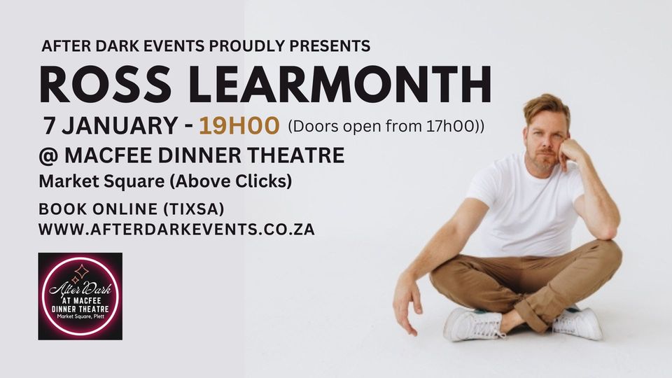 Ross Learmonth Live Event Plettenberg Bay Garden Route