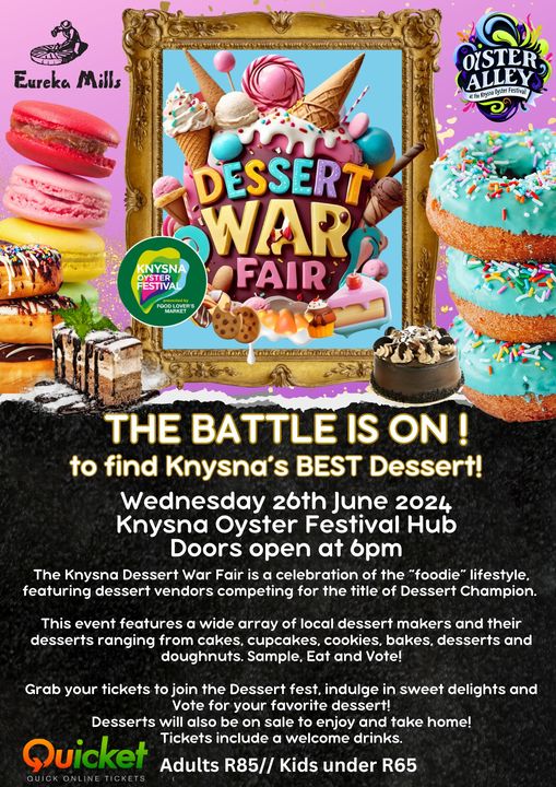 Dessert War Fair - Knysna Oyster Festival Event Knysna Garden Route